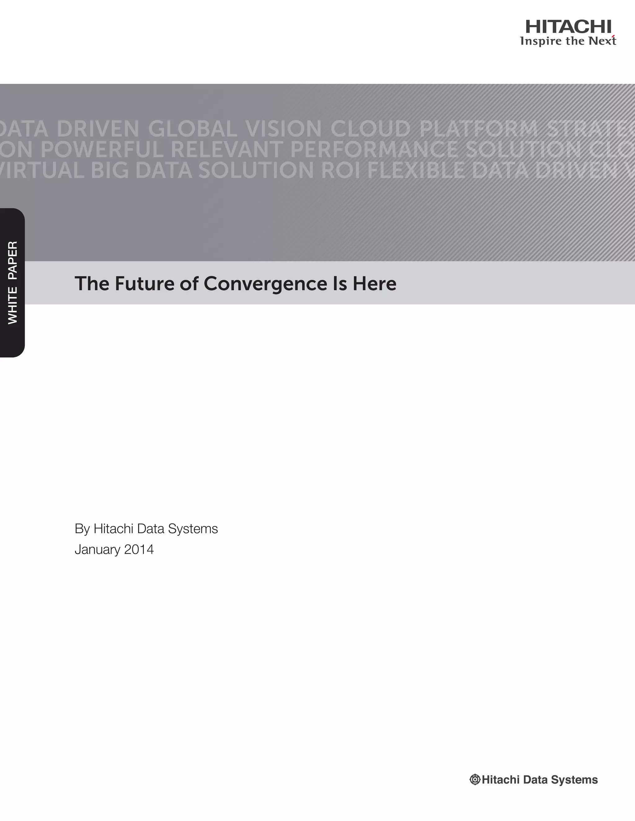 The Future of Convergence Paper | PDF