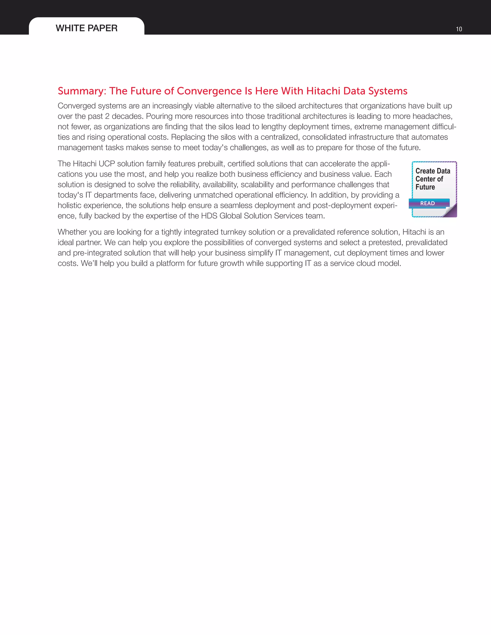 The Future of Convergence Paper | PDF