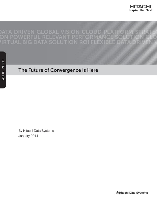 The Future of Convergence Paper | PDF