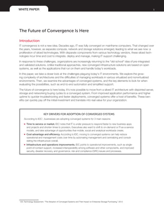 The Future of Convergence Paper | PDF