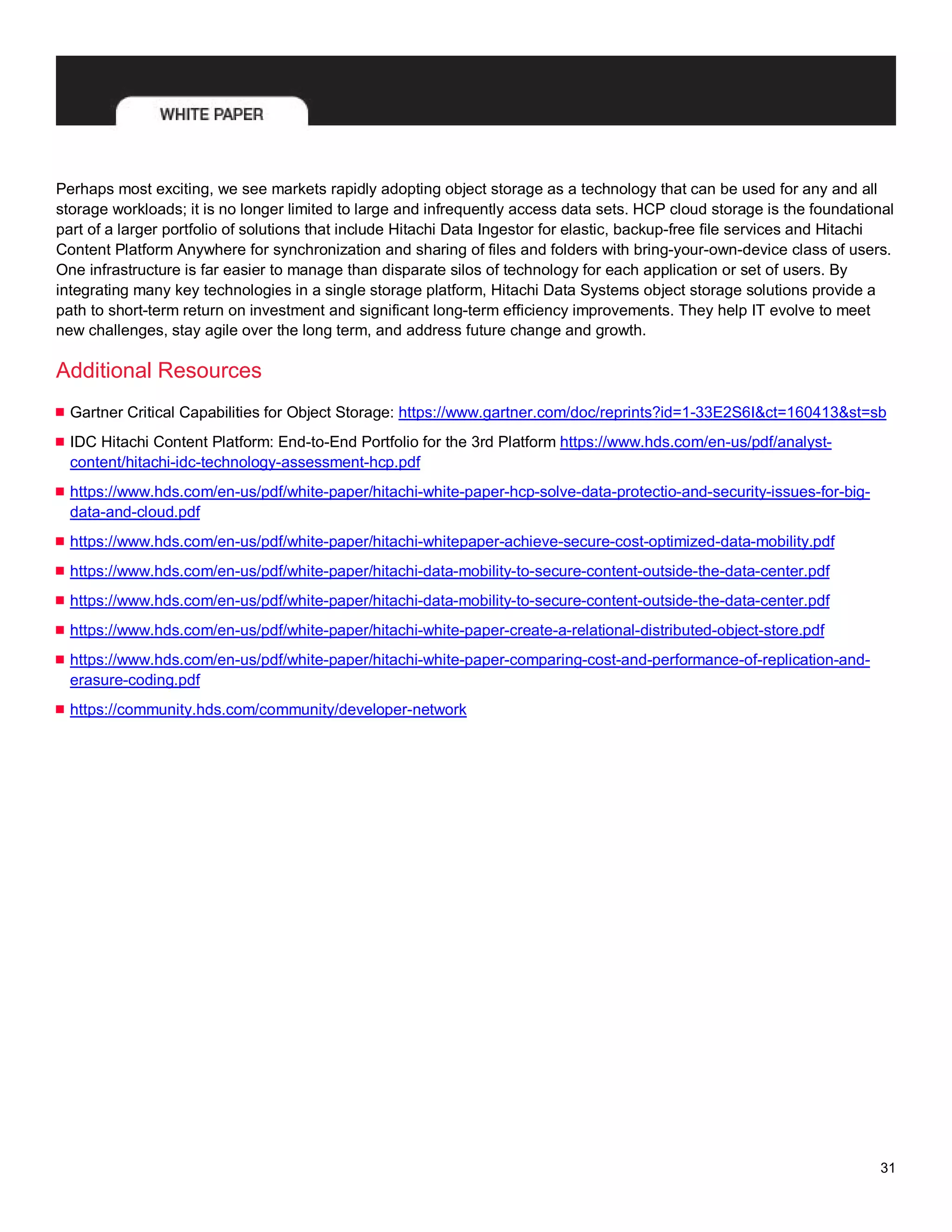Hitachi content-platform-architecture-fundamentals | PDF