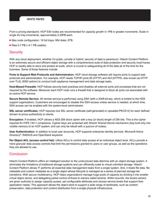 Hitachi content-platform-architecture-fundamentals | PDF