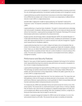 Hitachi compute blade 2000 executive overview | PDF