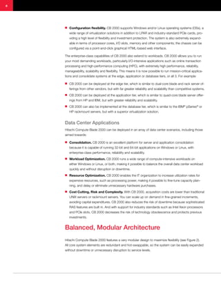 Hitachi compute blade 2000 executive overview | PDF