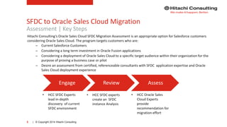 Hitachi Consulting: Migrating from Salesforce.com to Oracle Sales Cloud | PPT