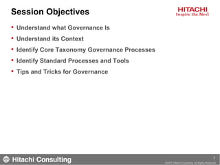 Taxonomy Governance Through Metrics | PDF