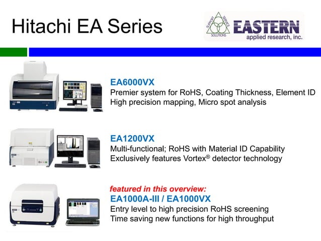 Improving RoHS Testing with X-ray Fluorescence by Hitachi | PDF ...