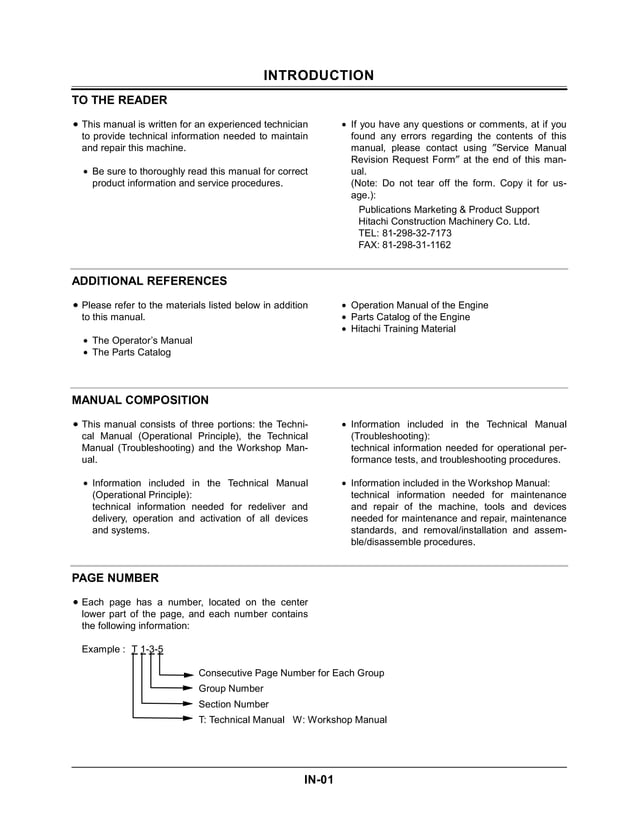 Hitachi EX100-5 Excavator Service Repair Manual.pdf