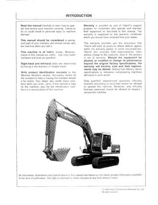 Hitachi EX150 Excavator operator’s manual Serial No. 03443 and up.pdf