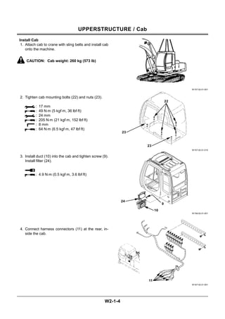 Hitachi ex550 lc 5 excavator service repair manual | PDF