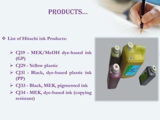 Hitachi ink | PPT