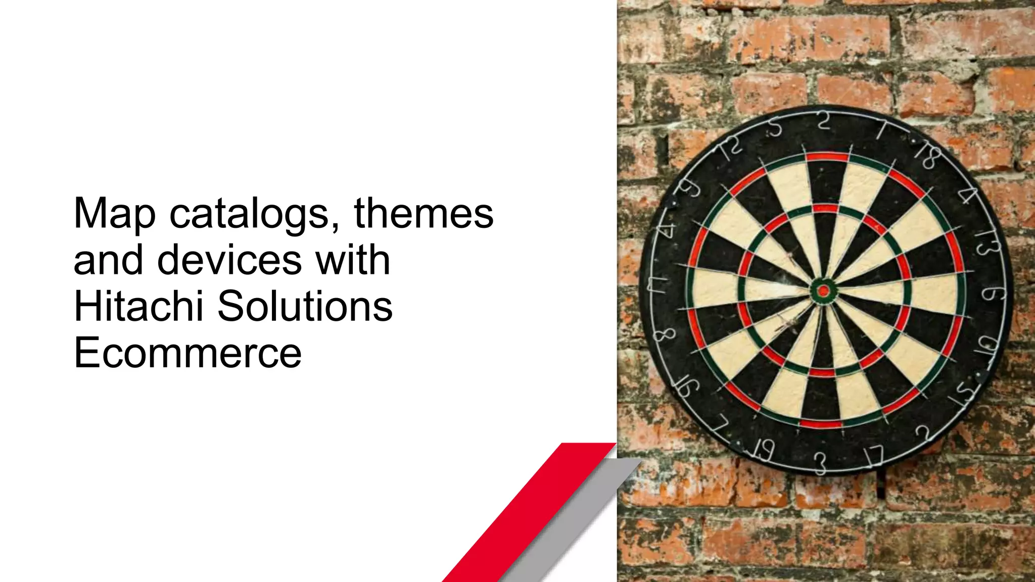 Map your catalog, template and device in Hitachi Solutions Ecommerce ...