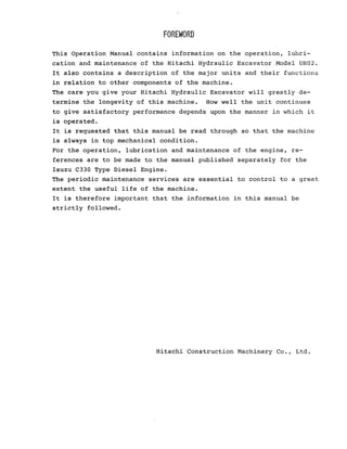 Hitachi UH02 Hydraulic Excavator operator’s manual.pdf