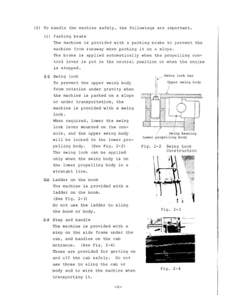 Hitachi UH07-3 Hydraulic Excavator operator’s manual Serial No. 5001 ...