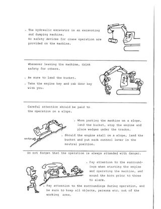 Hitachi UH07-3 Hydraulic Excavator operator’s manual Serial No. 5001 ...