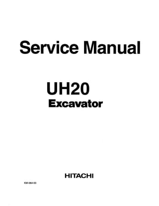 Hitachi UH20 Excavator Service Repair Manual.pdf