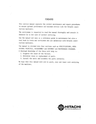 Hitachi UH20 Excavator Service Repair Manual.pdf