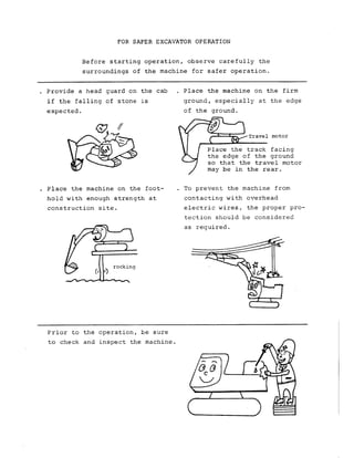 Hitachi UH801 Hydraulic Excavator operator’s manual Serial No. 0148 and ...