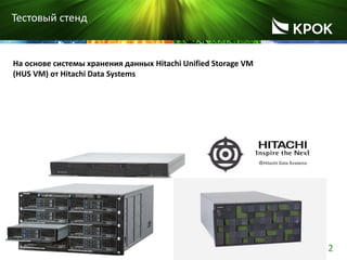 Тестирование флэш систем Hitachi Unified Storage VM ( HUS VM) и Huawei OceanStor Dorado 2100 G2 ...