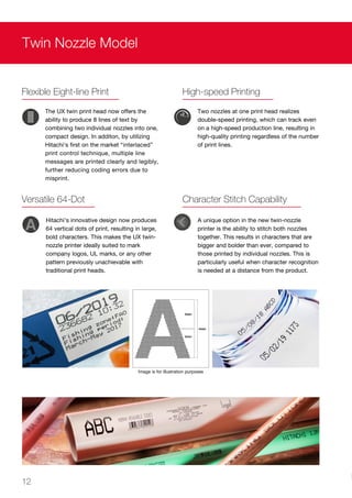 Hitachi industrial inkjet printer UX-Series | PDF