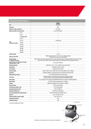 Hitachi industrial inkjet printer UX-Series | PDF