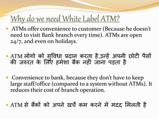 HITACHI WHITE LABEL ATM RENTAL MODEL PPT | PPTX