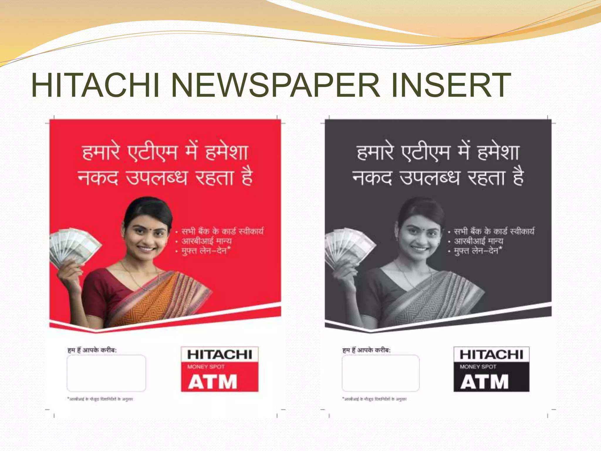 HITACHI WHITE LABEL ATM & CRM ( CASH RECYCLER MACHINE ) | PPTX