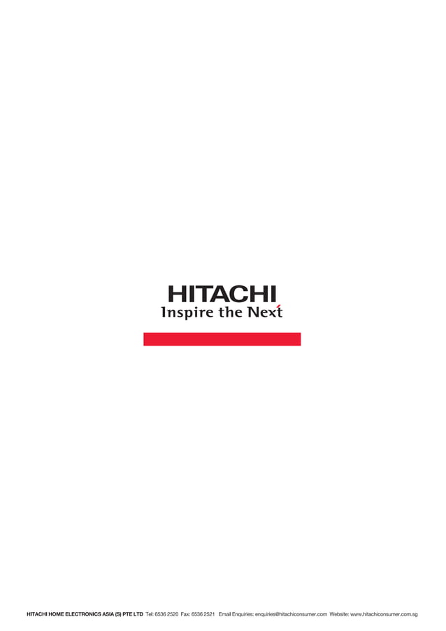 Hitachi Washing Machine Catalogue | PDF