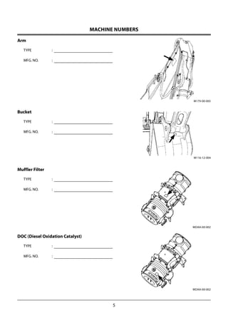 Hitachi zaxis 470 lc 5b hydraulic excavator operator manual | PDF