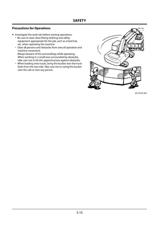 Hitachi zaxis 470 lc 5b hydraulic excavator operator manual | PDF