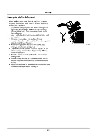 Hitachi zaxis 470 lc 5b hydraulic excavator operator manual | PDF