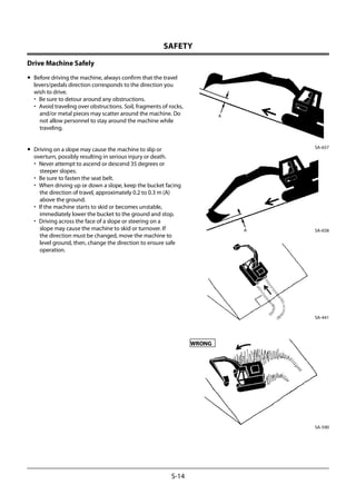 Hitachi zaxis 470 lc 5b hydraulic excavator operator manual | PDF
