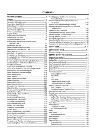 Hitachi zaxis 470 lc 5b hydraulic excavator operator manual | PDF