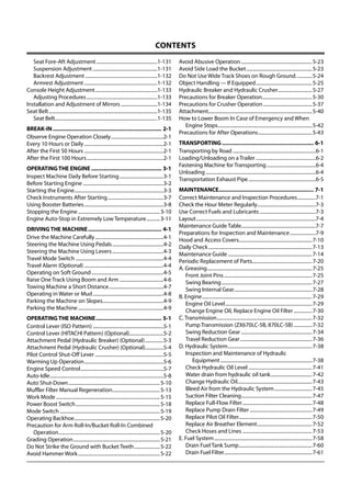 Hitachi zaxis 470 lc 5b hydraulic excavator operator manual | PDF