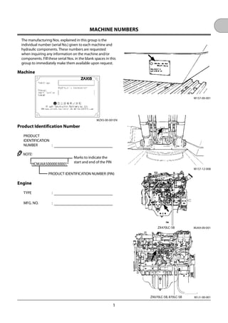 Hitachi zaxis 470 lc 5b hydraulic excavator operator manual | PDF