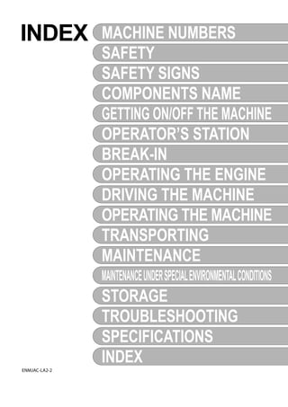 Hitachi zaxis 470 lc 5g hydraulic excavator operator manual | PDF