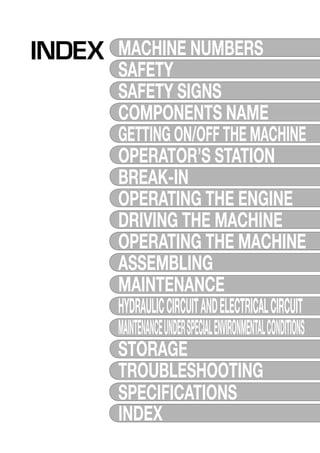 Hitachi zaxis 670 lch 3 excavator operator manual | PDF