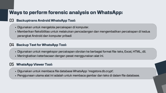 FORENSIC ANALYSIS ON INSTANT-MESSAGING APPLICATION | PDF
