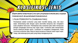 kingdom plantae dan juga isinya penjelasan | PDF