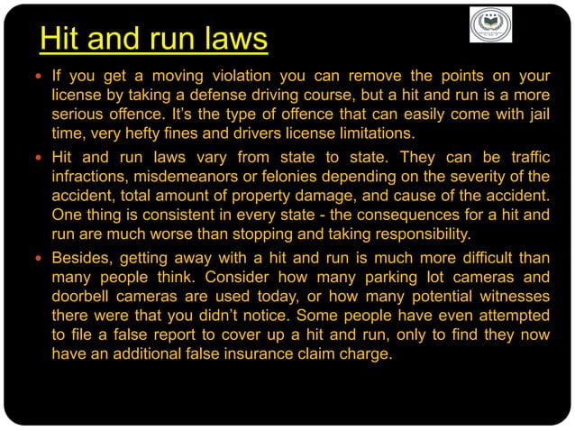 HIT AND RUN CASES | PPTX | Crime & Harmful Acts to Individuals, Society & Human Right Violations ...