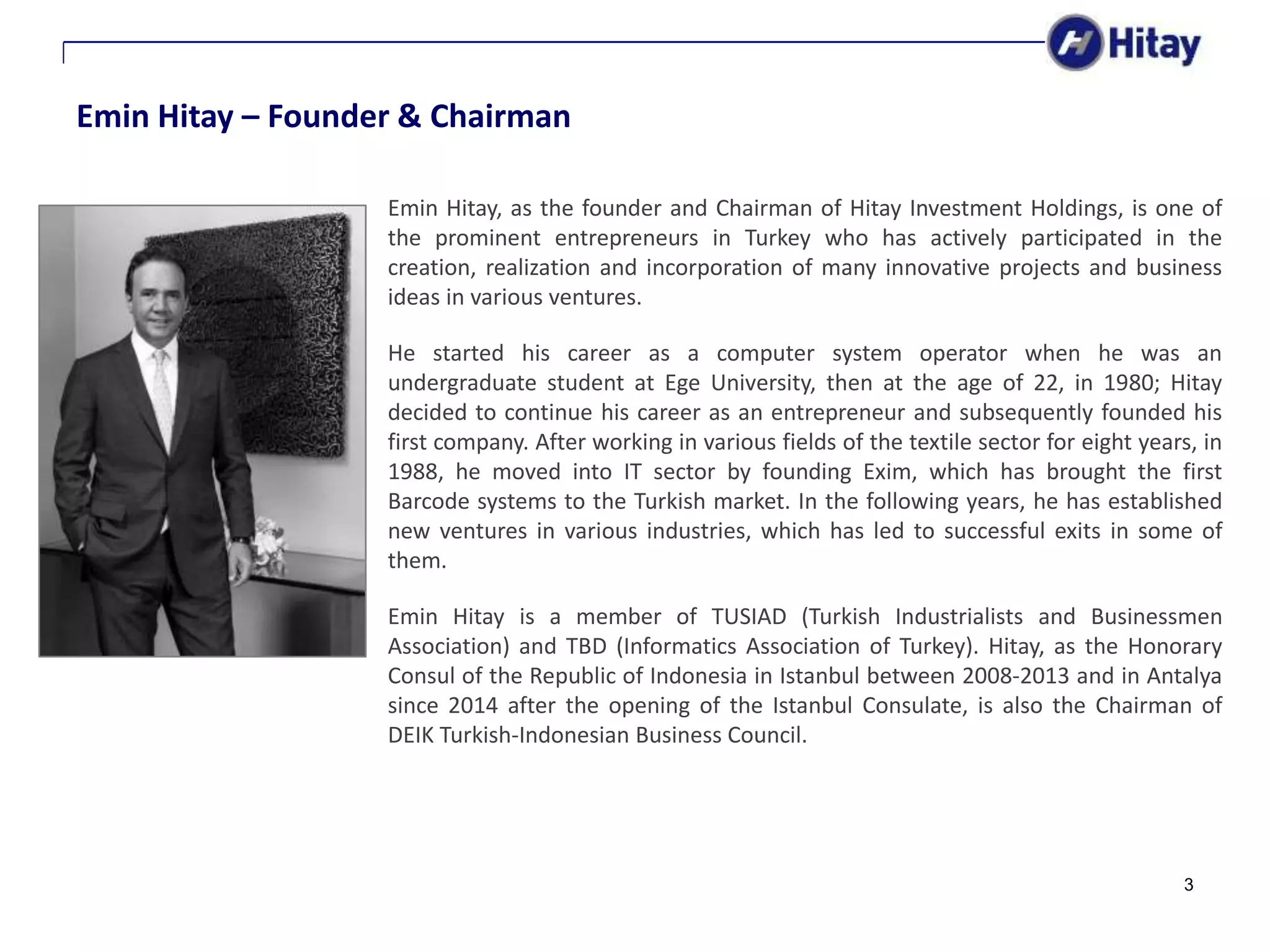 Hitay Yatırım Holding (Emin Hitay) | PPTX