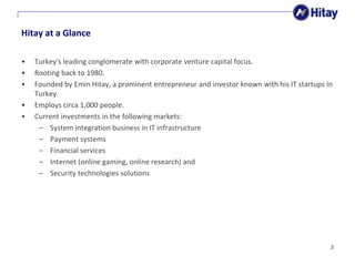 Hitay Yatırım Holding (Emin Hitay) | PPTX