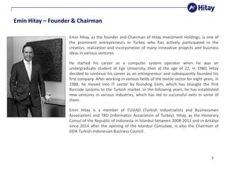 Hitay Yatırım Holding (Emin Hitay) | PPTX