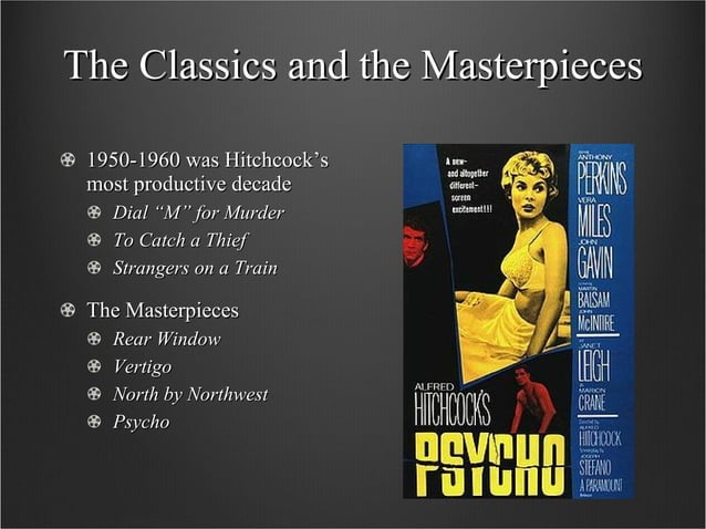 Alfred Hitchcock | PPT | Awards Shows | Events