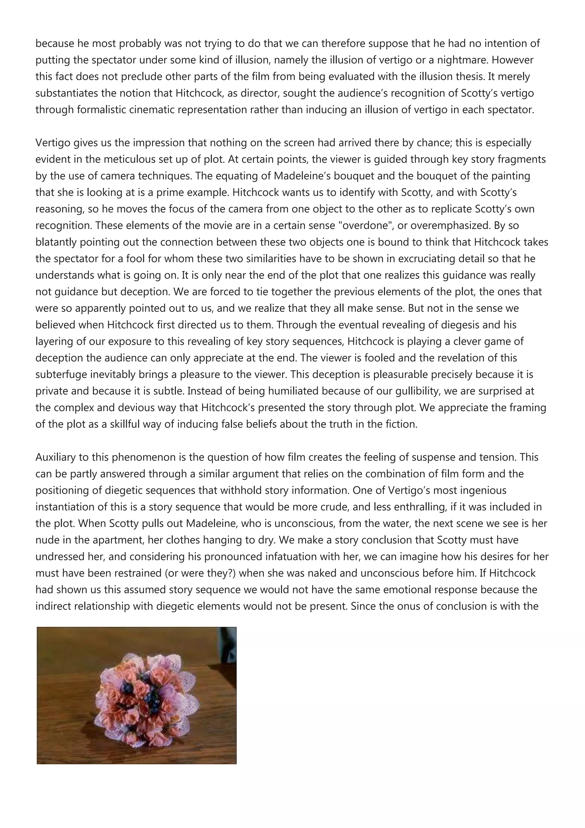 Hitchcock as an auteur handout | DOCX