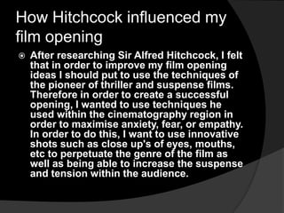 Hitchcock – director study | PPT