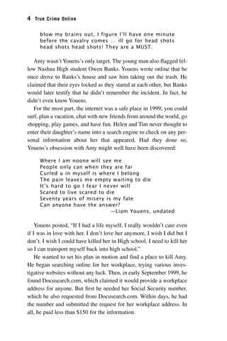 Sample Chapter from True Crime Online | PDF