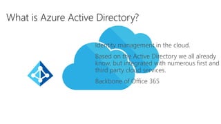 Hitchhiker's Guide to Azure AD - SPSKC | PPT
