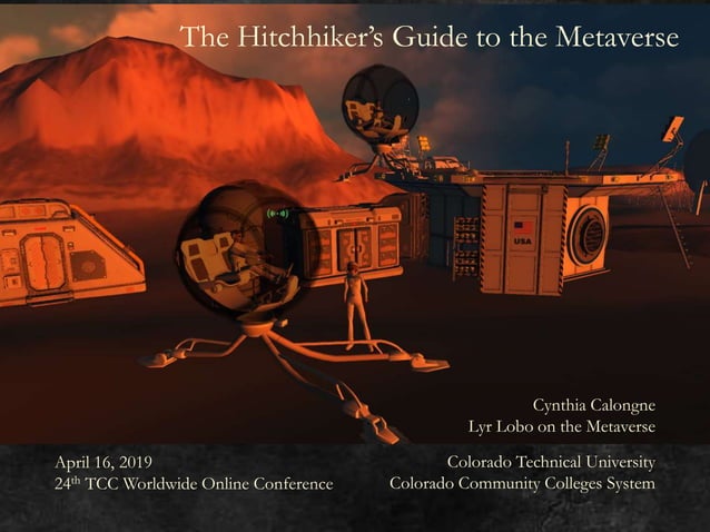 Hitchhikers guide to the metaverse by calongne | PPT