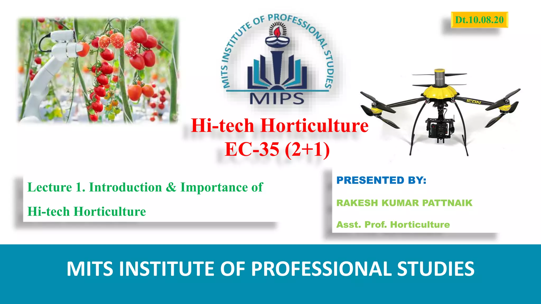 Hitech horticulture | PPTX